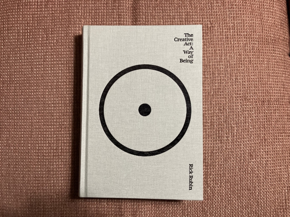 Book recommended: The Creative Act (Rubin, 2023) | Critique-Letters